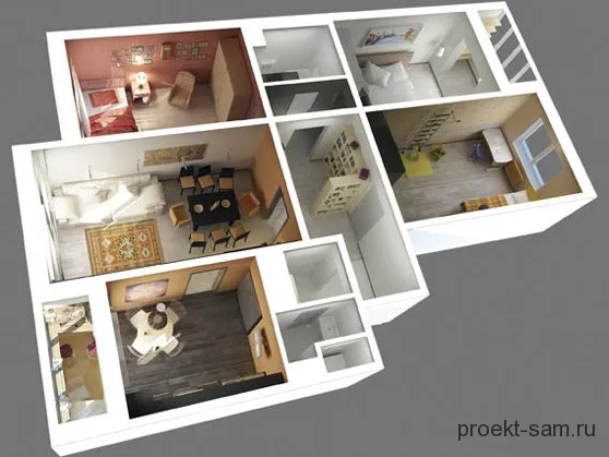 Планировка 4-х комнатной квартиры в панельном доме: особенности – «StroyLab» – портал о ...