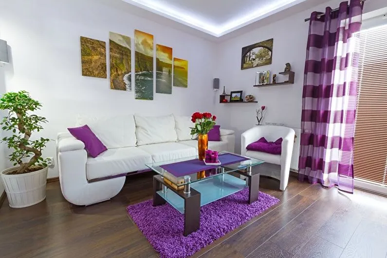 Цвета, которые сочетаются с фиолетовым: 75 идей для интерьеров (фото) – «StroyLab» – портал о ...