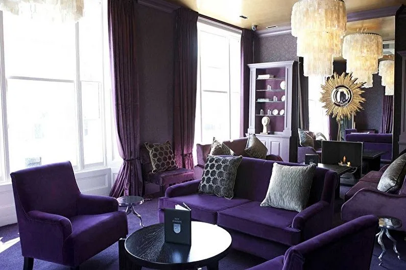 Цвета, которые сочетаются с фиолетовым: 75 идей для интерьеров (фото) – «StroyLab» – портал о ...