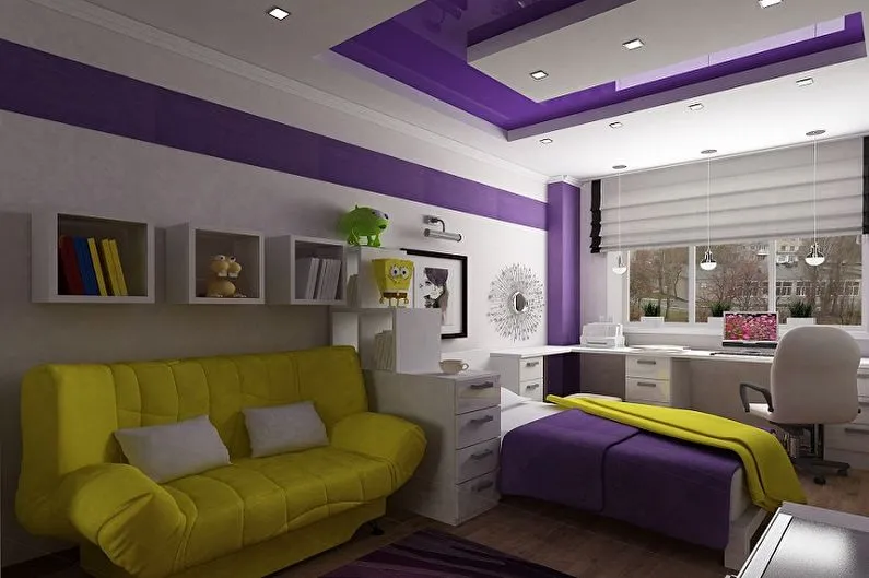Цвета, которые сочетаются с фиолетовым: 75 идей для интерьеров (фото) – «StroyLab» – портал о ...