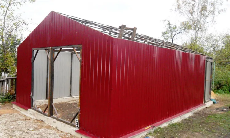 Чертеж гаража из профильной трубы – Как правильно сварить своими руками – «StroyLab» – портал о ...