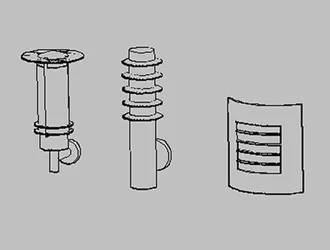 Чертежи DWG для винтовых лестниц: 3D модели архитектурных элементов для скачивания. – «StroyLab ...