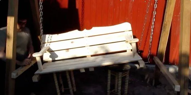 Садовые качели своими руками из металла: чертежи, размеры и фото – «StroyLab» – портал о ...